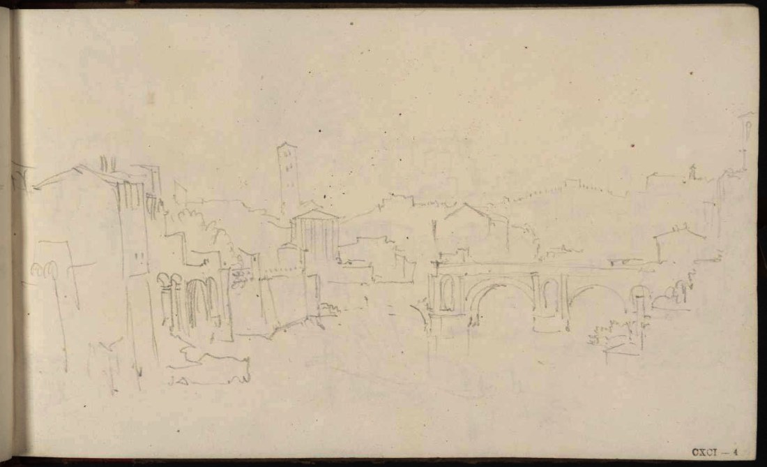 Turner in Italy: Rome from Mount Aventine, 1836 – Sublime Sites